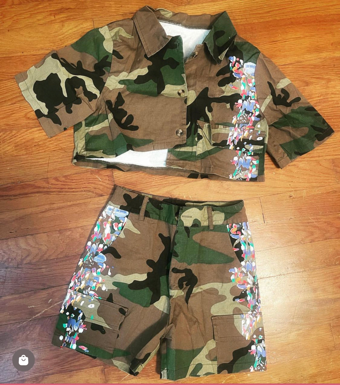 Camo splash 2 piece set – Sassy Sal Boutique N More